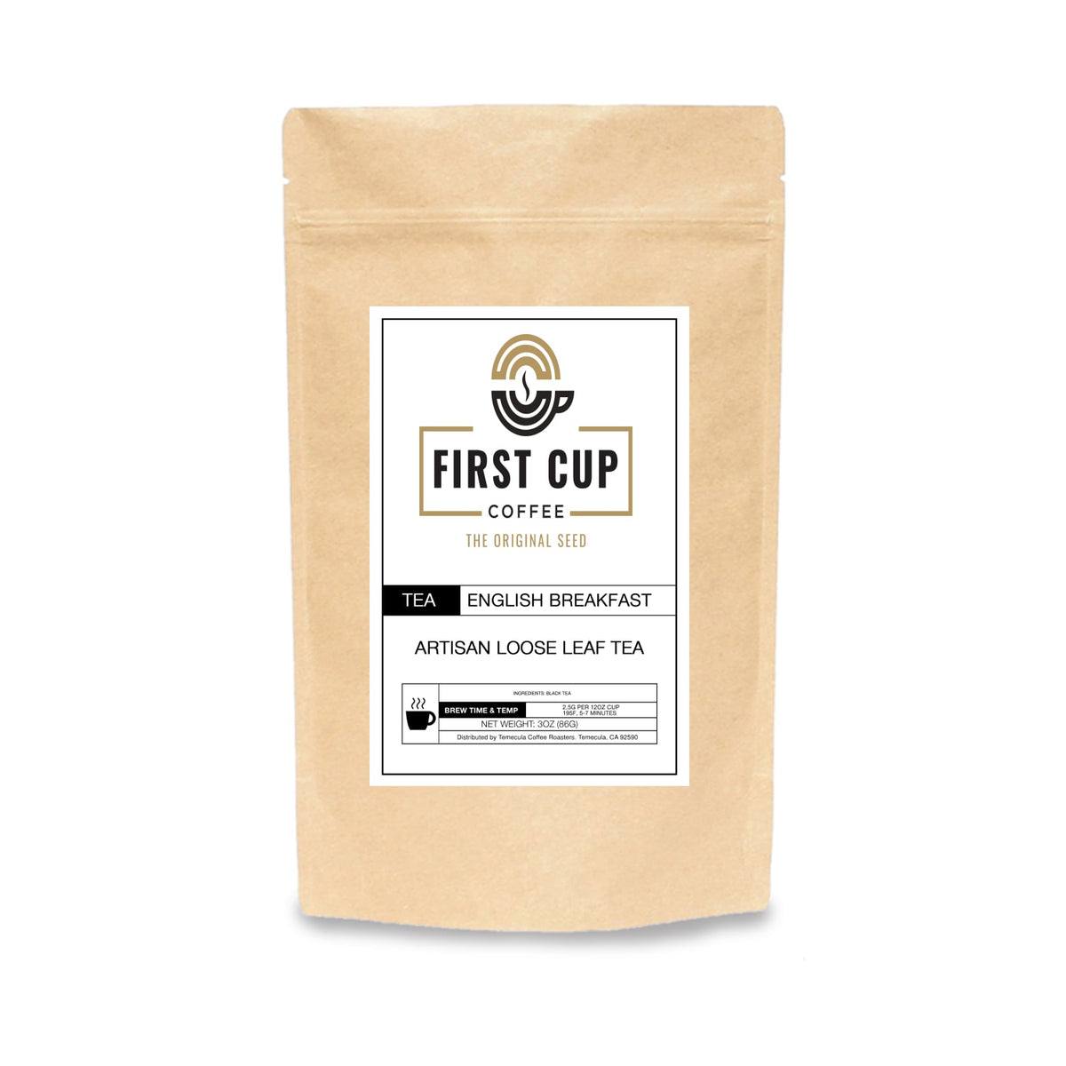 English Breakfast – First Cup Coffee: The Original Seed